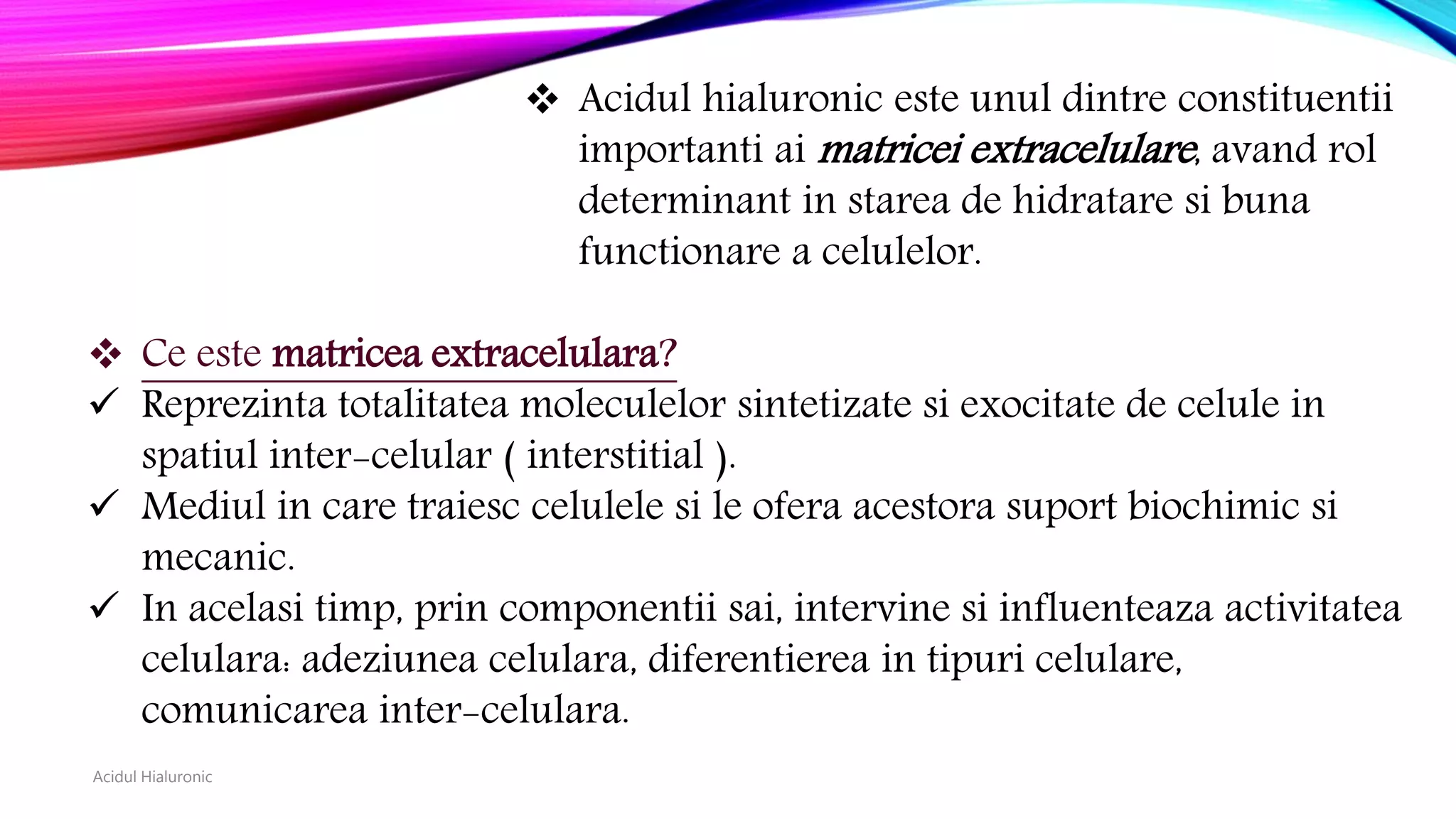 Acidul hialuronic | PPT