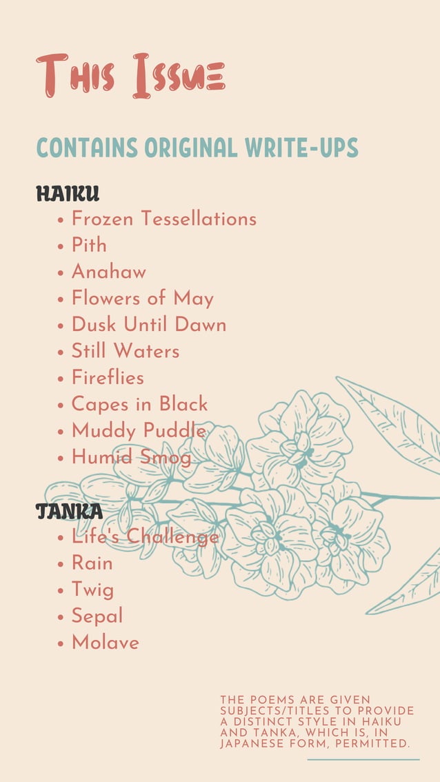 Literary Folio on Haiku and Tanka | PDF
