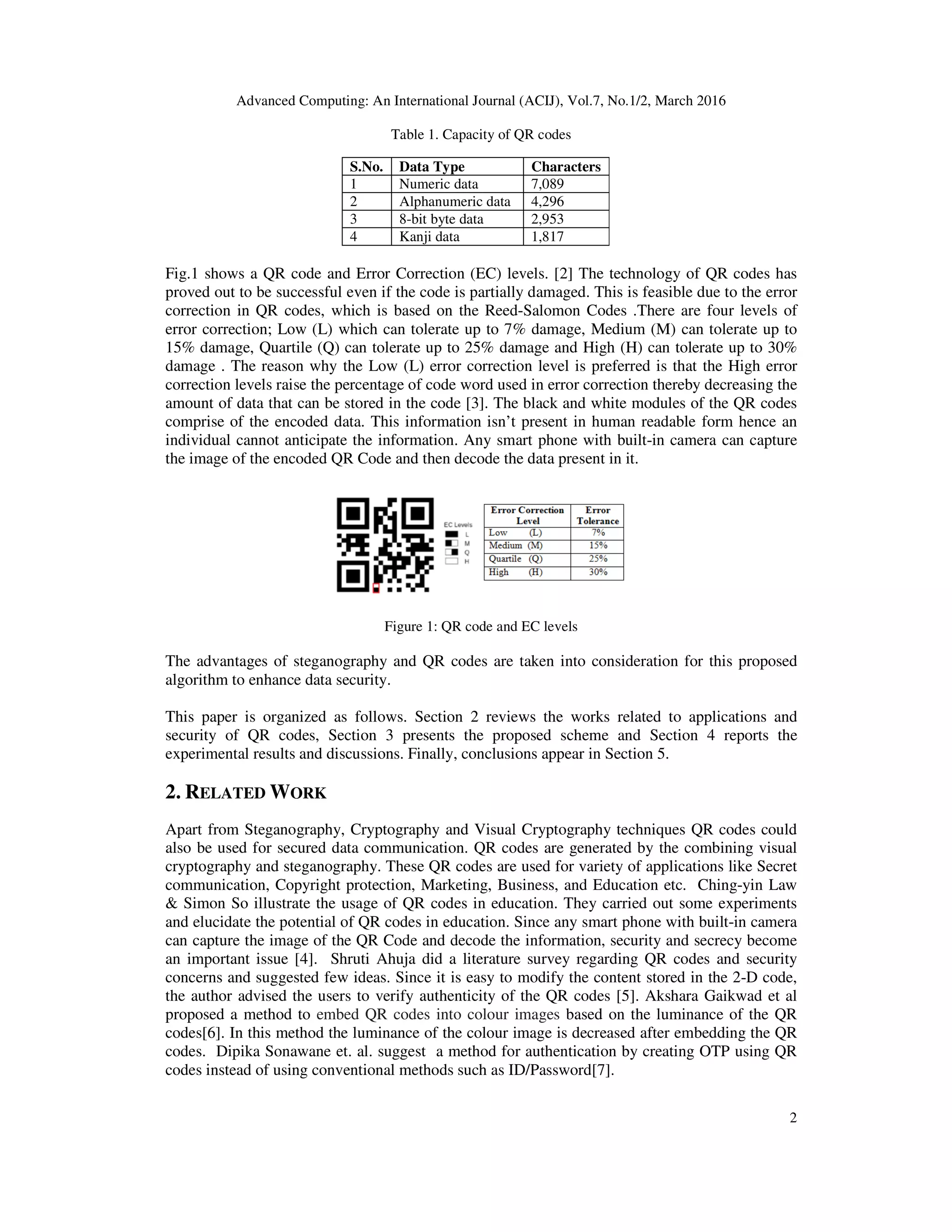 Data Security Through Qr Code Encryption And Steganography Pdf