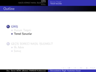 Acik Kaynak ve Universiteler | PPT