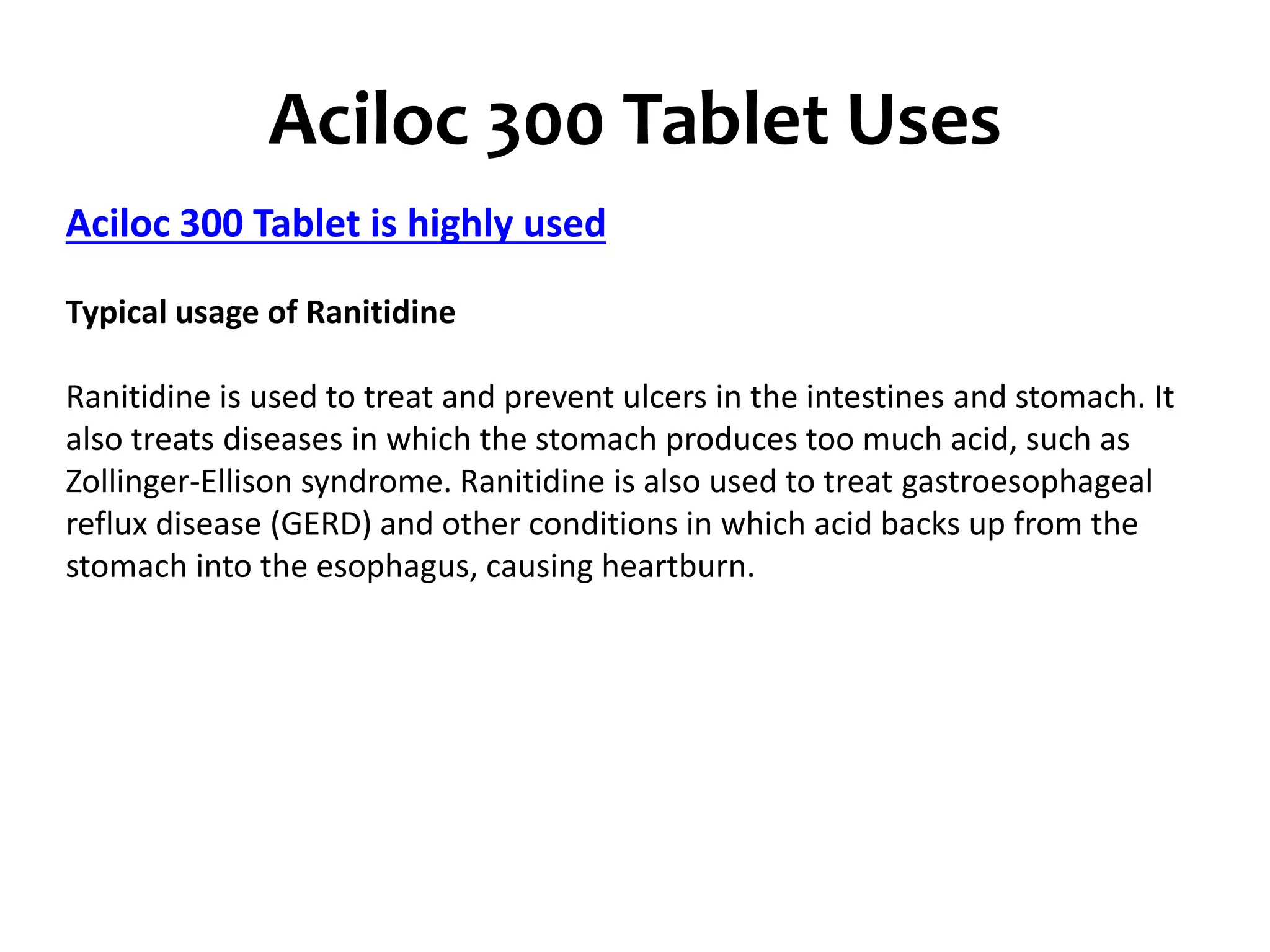 Aciloc 300 tablet | PPT