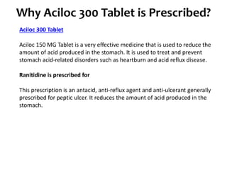 Aciloc 300 tablet | PPTX