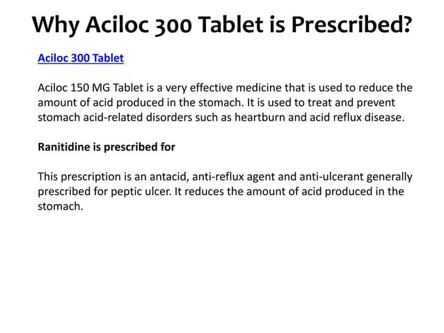 Aciloc 300 tablet | PPT