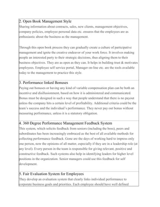 Aci management reporting system of aci | DOCX