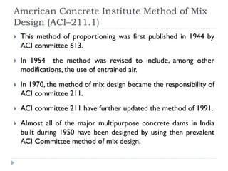 Aci mix design very good | PDF