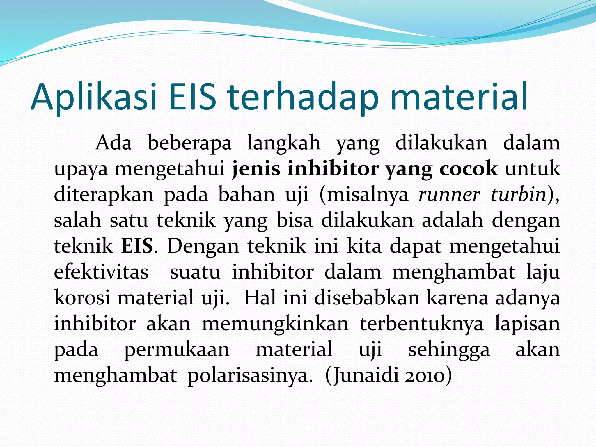 Ac impedance measurement oleh wahyudin | PPTX