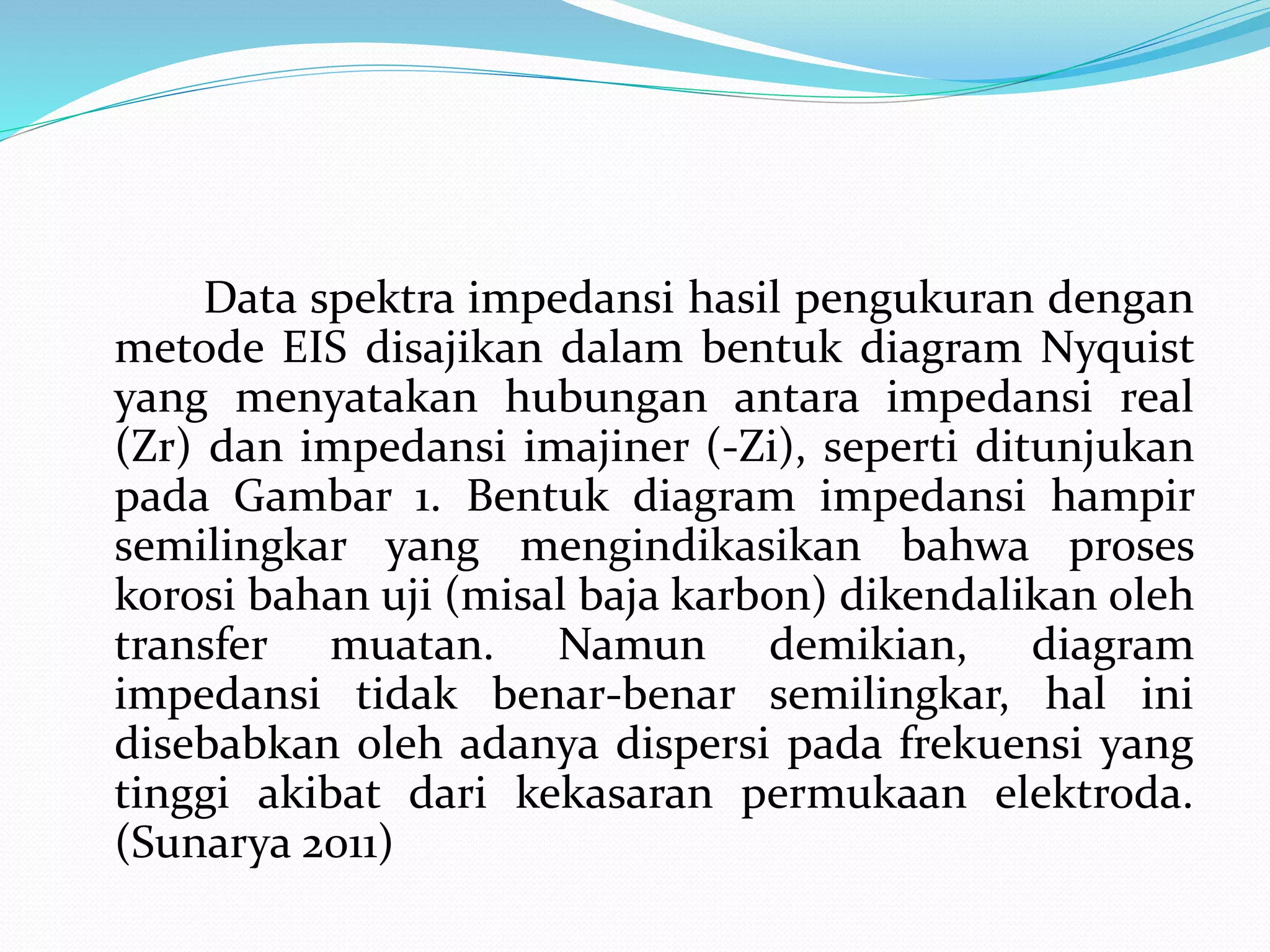 Ac impedance measurement oleh wahyudin | PPTX