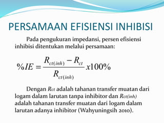 Ac impedance measurement oleh wahyudin | PPTX