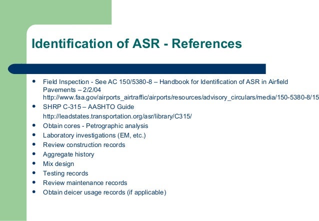 New ASR in concrete Control Strategies