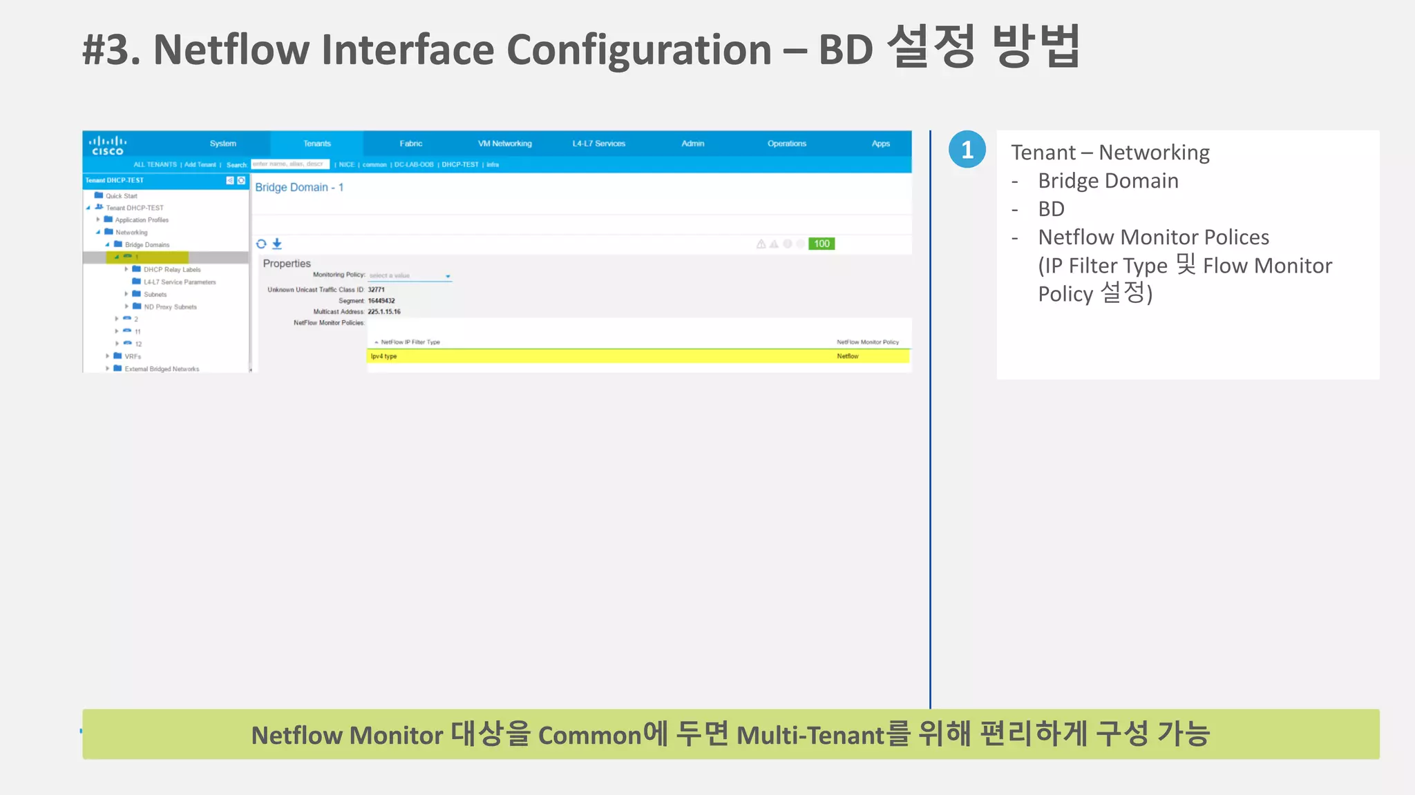 ACI Netflow 구성 가이드 | PDF