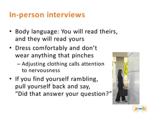 Acing the Interview | PPT