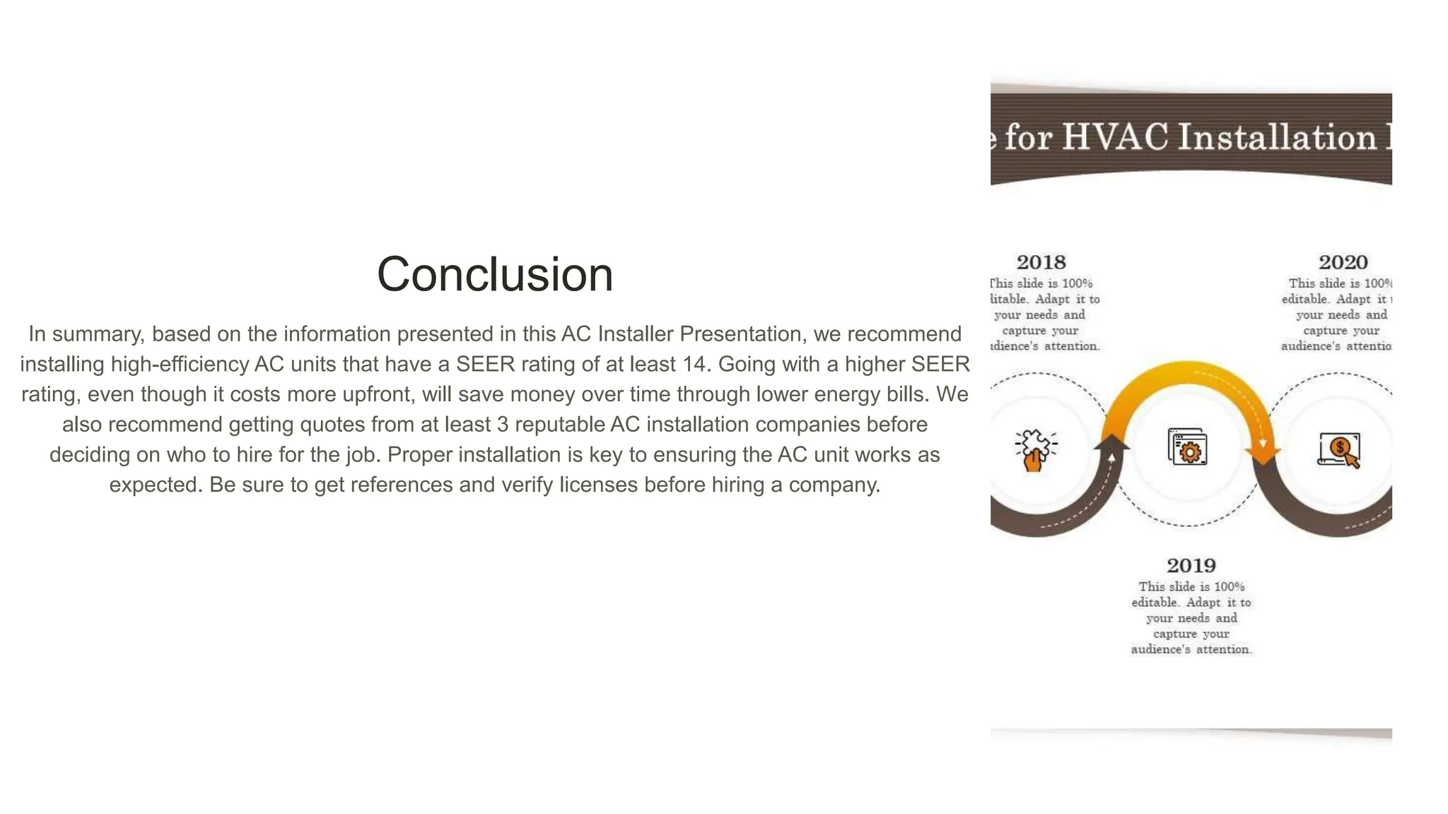 AC Installer Presentation.pptxjcdkjhsajsjk | PPTX