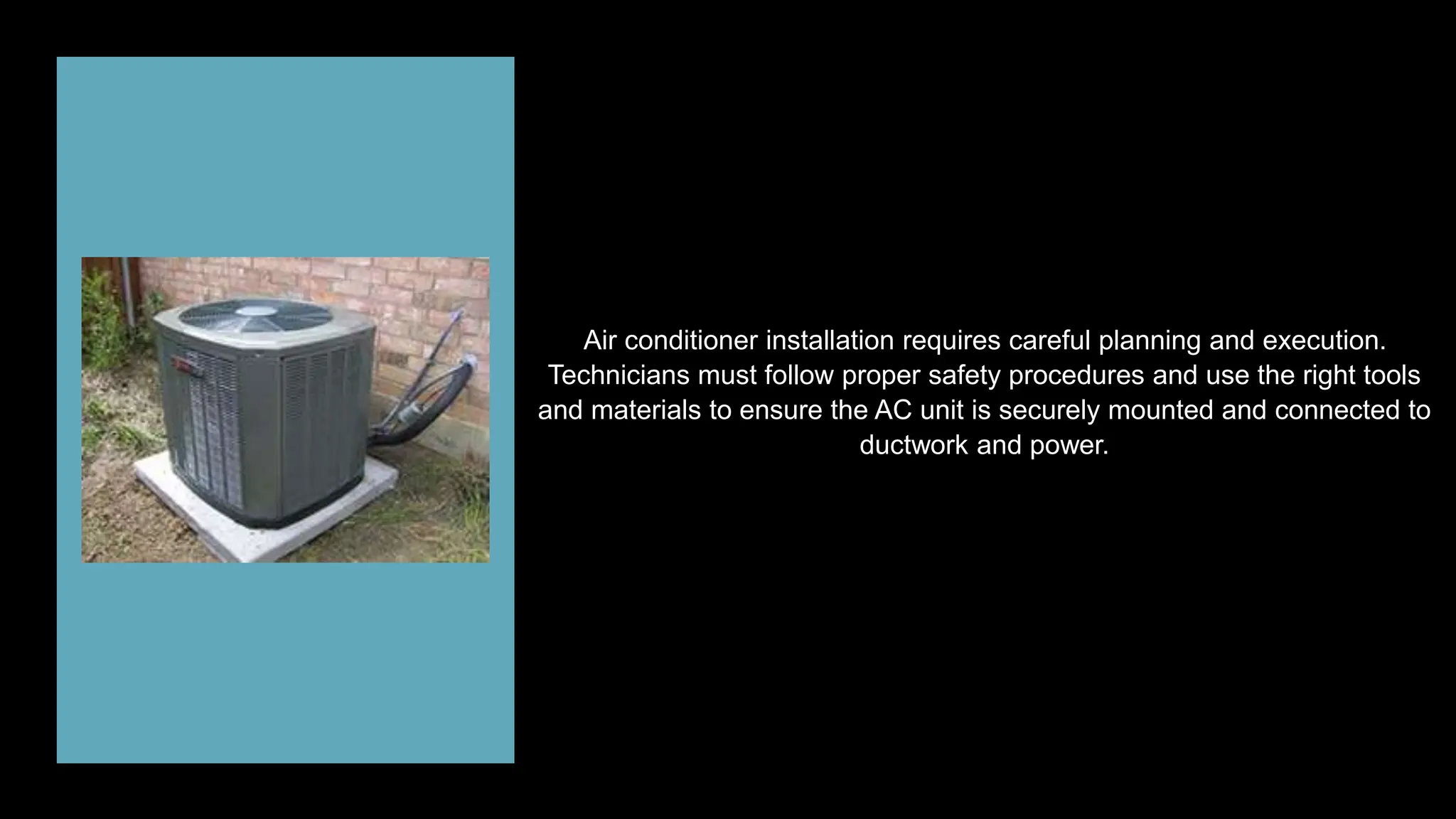 AC Installer Presentation.pptxjcdkjhsajsjk | PPTX