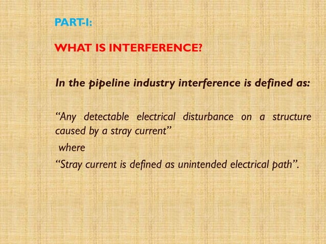 AC Interference on Buried Pipelines and its Mitigation | PPTX