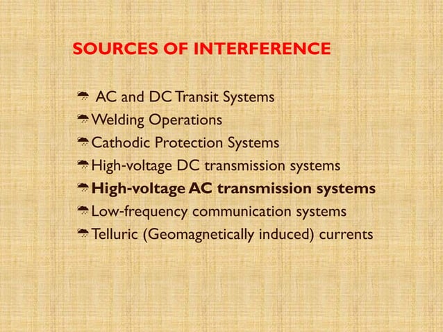 AC Interference on Buried Pipelines and its Mitigation | PPTX
