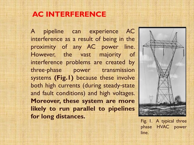 AC Interference on Buried Pipelines and its Mitigation | PPTX