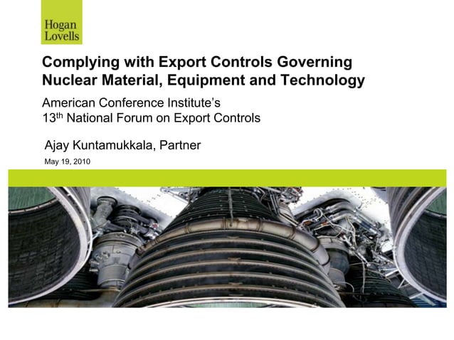 ACI Nuclear Export Control Slides | PPT | Business | Business and Finance