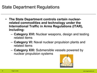 ACI Nuclear Export Control Slides | PPT | Business | Business and Finance