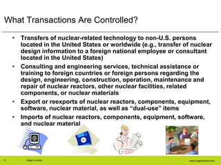 ACI Nuclear Export Control Slides | PPT | Business | Business and Finance