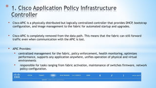 Cisco Application Centric Infrastructure | PPTX