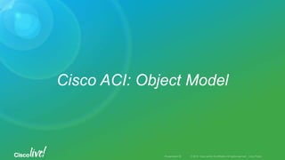 Aci programmability | PPTX