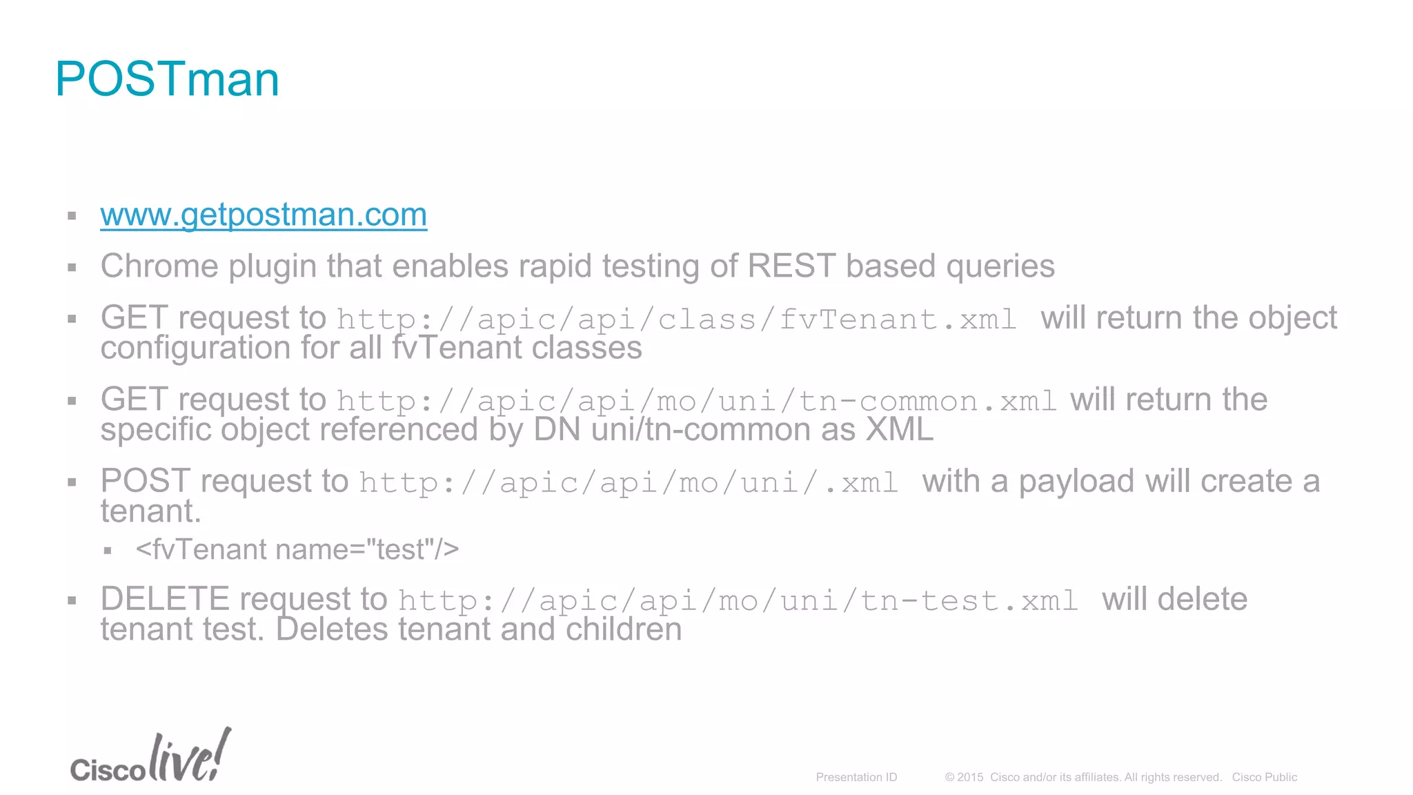 Introduction to ACI APIs | PDF | Internet | Computing
