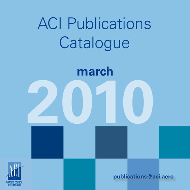 ACI Publications Catalogue 2010 | PDF
