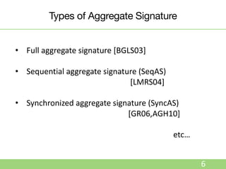 Improved Security Proof for the Camenisch- Lysyanskaya Signature-Based Synchronized Aggregate ...