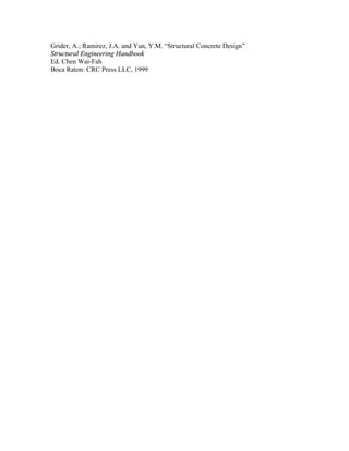 Aci , structural concrete design | PDF
