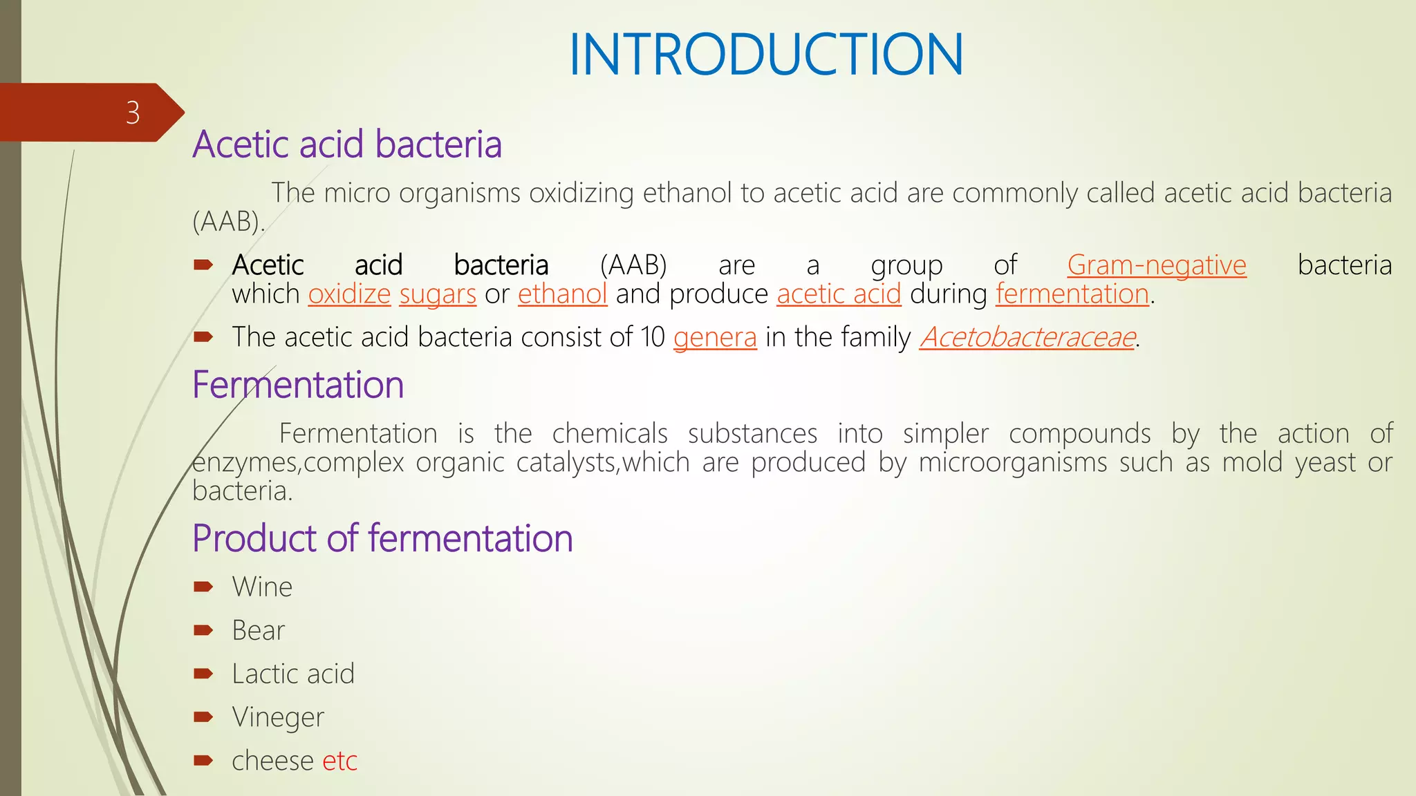 Acitic acid bacteria mechanism of acitic acid fermentation | PPTX