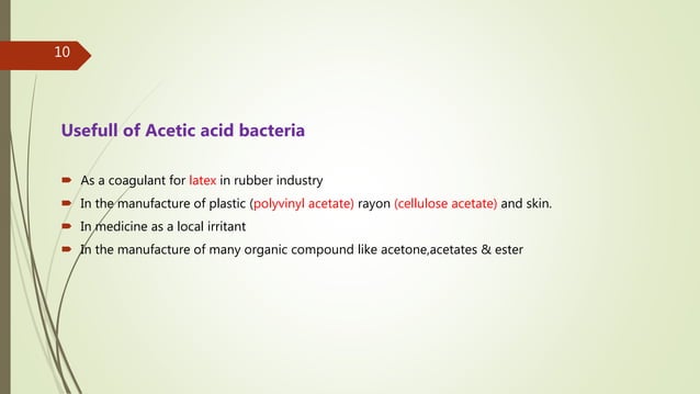 Acitic acid bacteria mechanism of acitic acid fermentation | PPTX