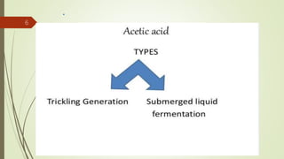 Acitic acid bacteria mechanism of acitic acid fermentation | PPTX