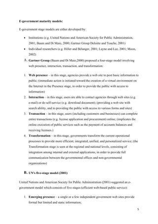 A citizen oriented e government maturity model | PDF