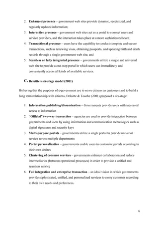 A citizen oriented e government maturity model | PDF