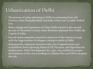 A city that is delhi | PPTX