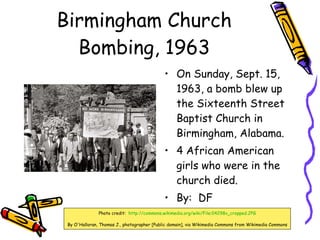 A civil rights movement timeline, 1954 1969 | PPT