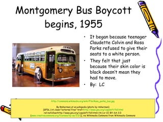 A civil rights movement timeline, 1954 1969 | PPT
