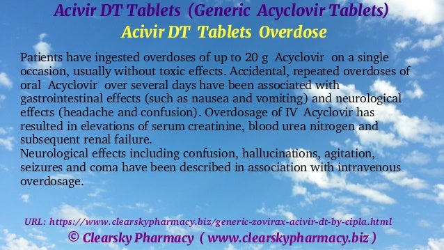 Acivir DT Tablets (Generic Acyclovir Tablets) | PDF