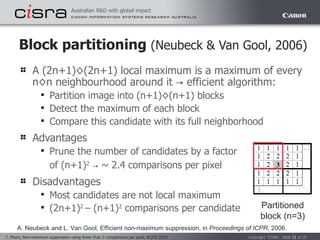 Non-maximum suppression using fewer than two comparison per pixels | PPT