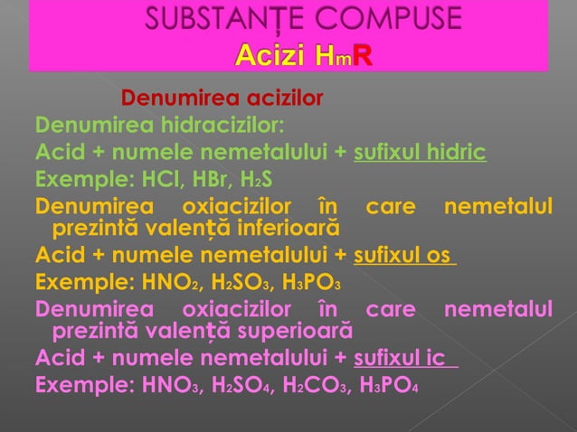 Acizi prezentare | PPT