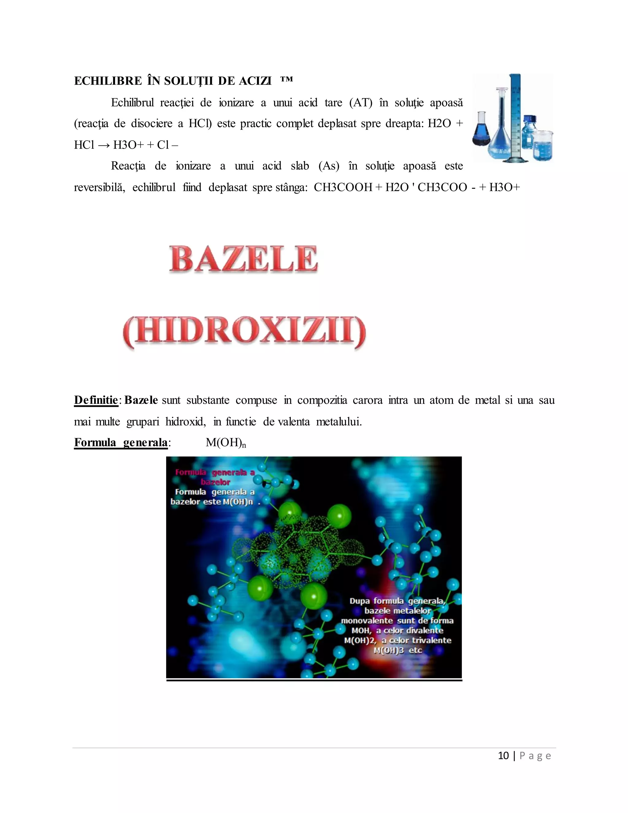 Acizi si baze | PDF