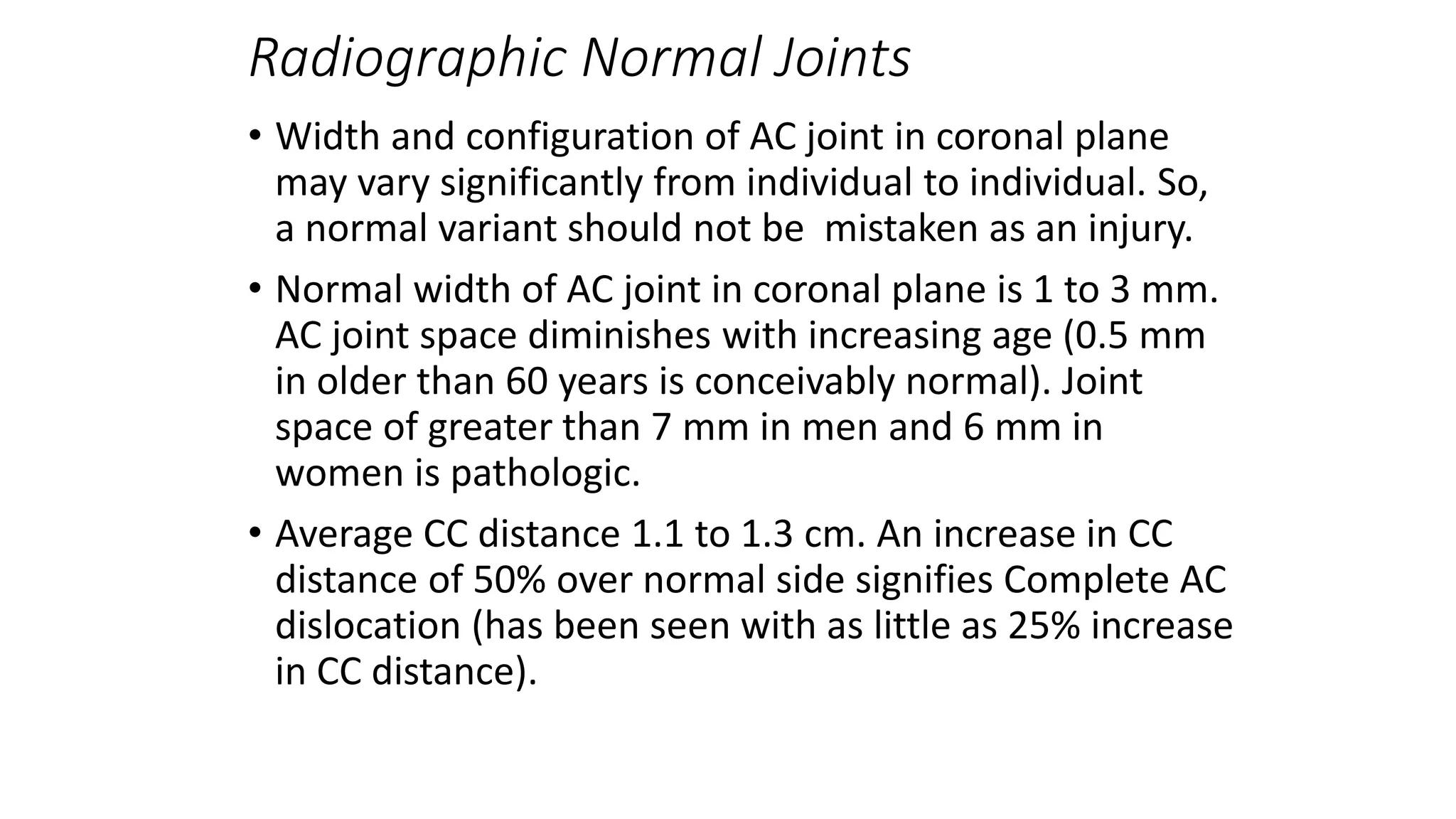 ACROMIOCLAVICULAR JOINT INJURY | PPTX