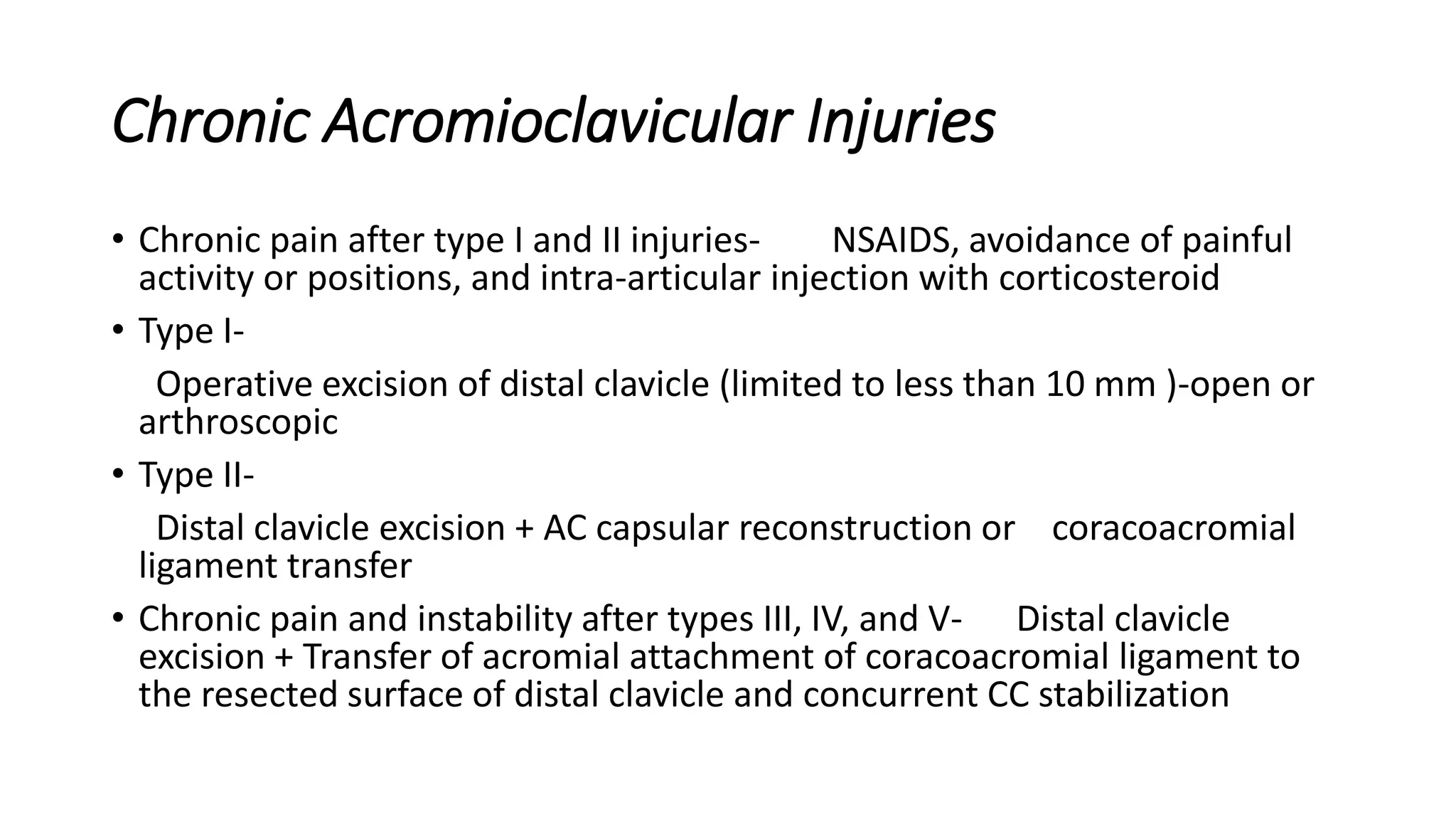ACROMIOCLAVICULAR JOINT INJURY | PPTX