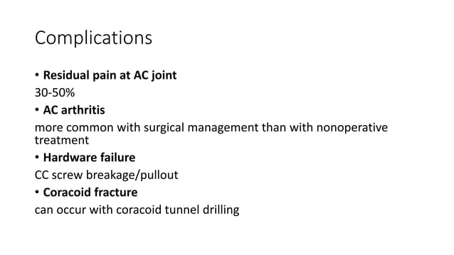 Ac joint dislocation.pptx | Death, Injury, or Military Conflict ...