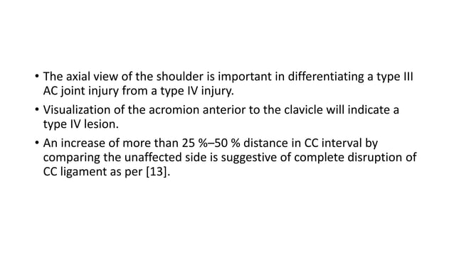 AC Joint Dislocation .pptx | Death, Injury, or Military Conflict ...