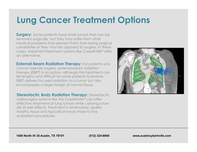 Austin CyberKnife: Lung Cancer Awareness Month | PDF