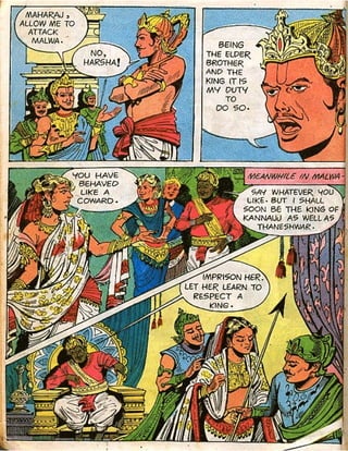 Ack0033 harsha the great ruler of thaneshwar | PDF