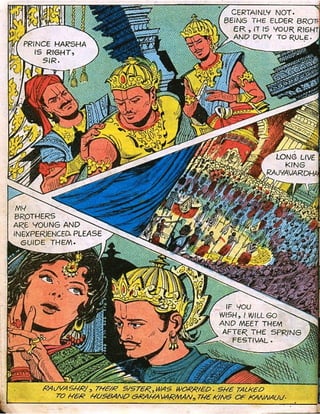 Ack0033 harsha the great ruler of thaneshwar | PDF