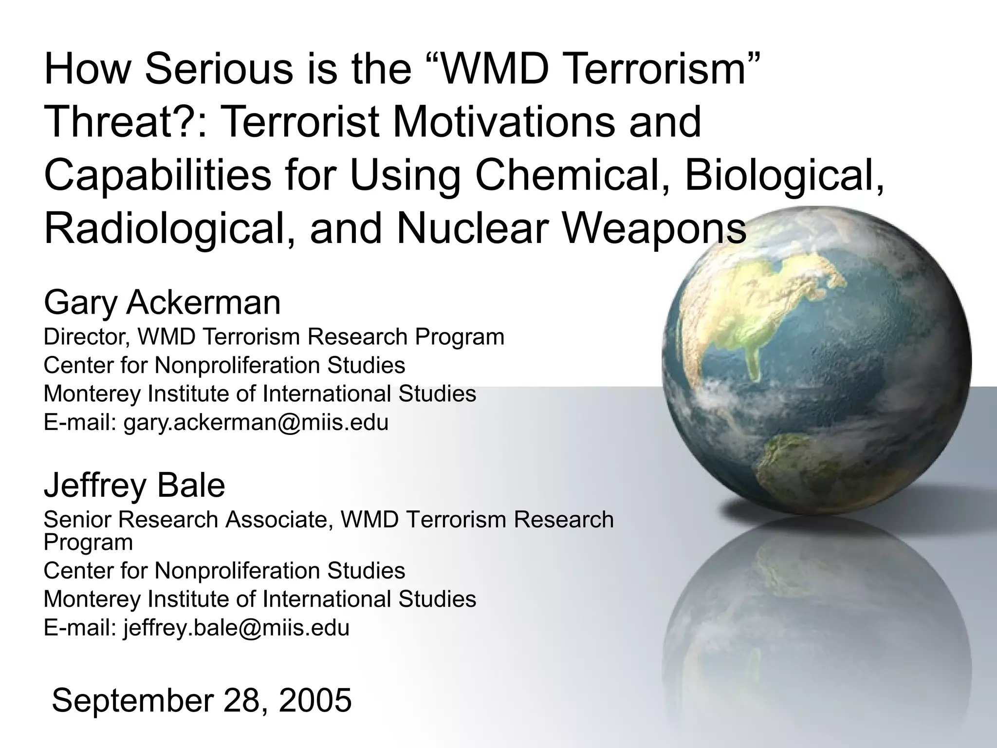 weapon of mass destruction | PPT
