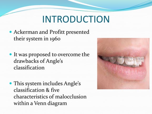 Ackerman & proffit classification of malocclusion | PPTX